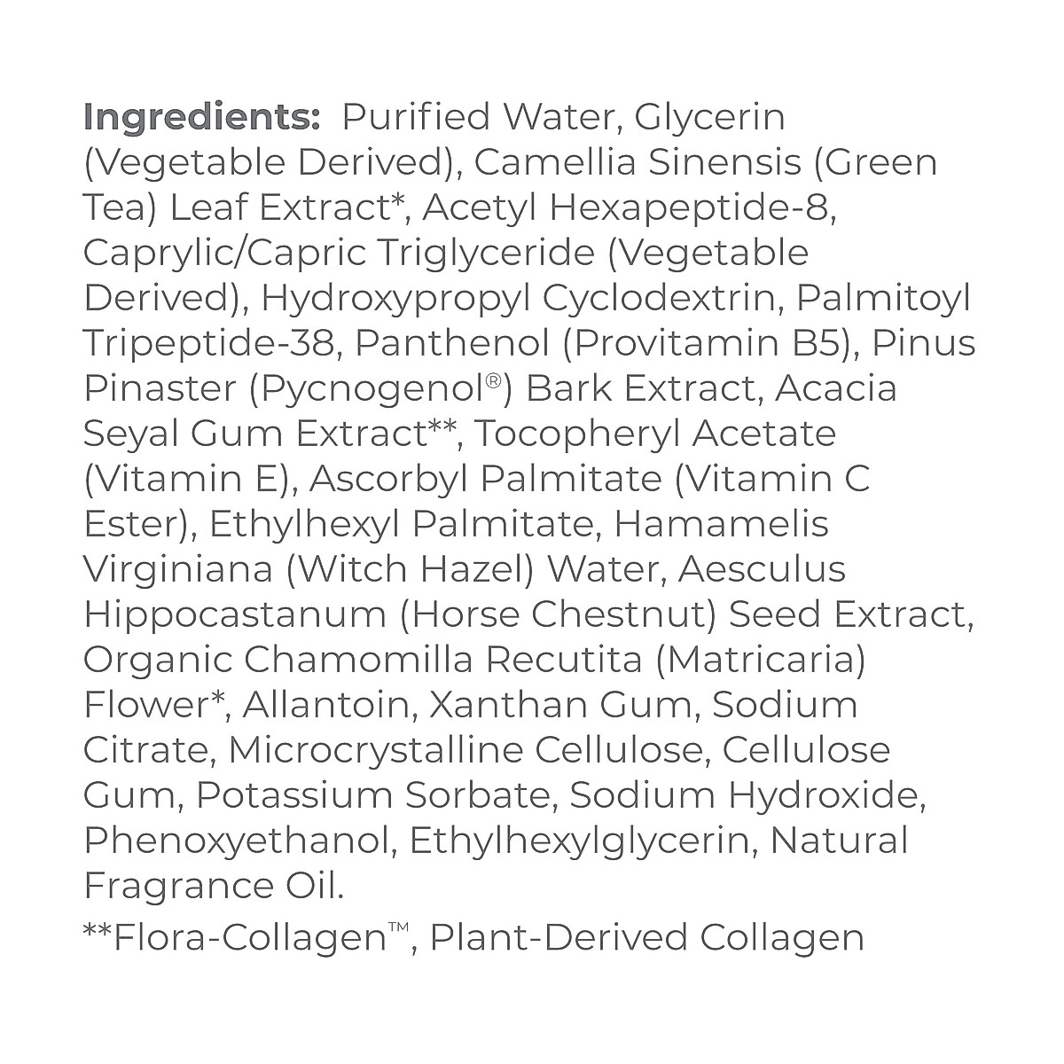 DERMA E Advanced Peptides and Vegan Flora-Collagen Serum – Double Action Collagen Face Cream with Peptide Complex – Intensely Hydrating Treatment for Lines, Wrinkles and Redness, 2 oz