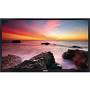 Jensen JE5515 Widescreen 55" 110V RV Wall Mount TV, 1920x1080 Full HD, High Performance Wide 16:9 LCD Panel, Brightness 200 cd/m2, Contrast Ratio 3000:1, 178° Viewing Angles, AC Power