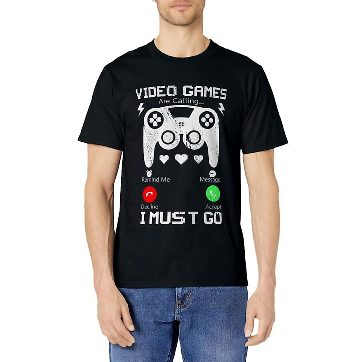 Video Games Are Calling And I Must Go Funny Console Gamer T-Shirt