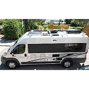 Amtrak Solar 12" Powerful Attic Exhaust Fan Quietly Cools Your House Ventilates Your House, Garage, Greenhouse or RV and Protects Against Moisture Build-up (12" Fan 11" Blades. Fan Only)