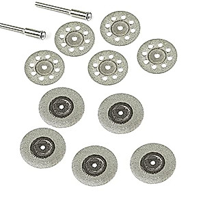 70 Pack Cutting Wheels Tool Kit, 32mm Fiberglass Reinforced Cutting Wheel Resin Cut-Off Wheels, 25mm/30mm Diamond Cutting Wheel with 1/8" Mandrels for Metal Glass Stone DIY Craft