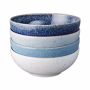 Denby Studio Blue 4 Piece Cereal Bowl Set