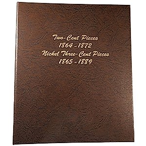 Dansco US Two Cent Piece 1864 - 1872 and Nickel Three Cent Piece 1865 - 1889 Coin Album #6108