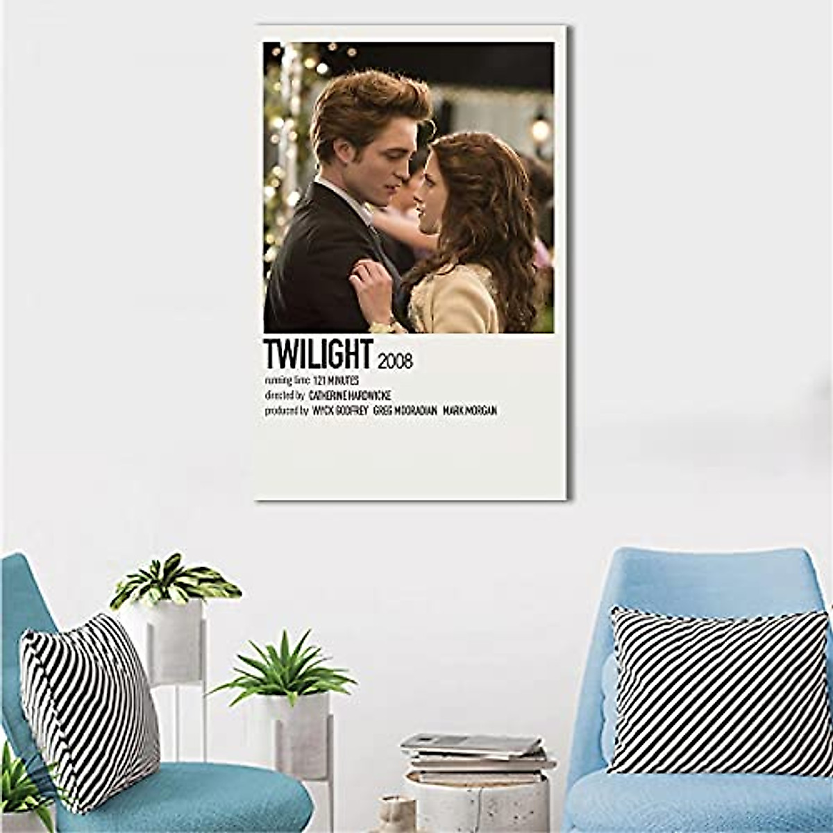 Twilight Poster,Canvas Wall Art For Living Room Decor Aesthetic Vintage Posters & Prints Girls Bedroom Large College Dorm Fall Kitchen Decorations Growth Mindset Classroom Unframed 12x18 inches