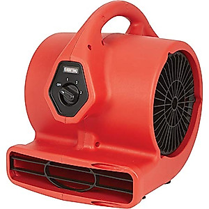 Ironton 1/8 HP Mini Air Mover/Dryer with Built-in Outlet - 500 CFM