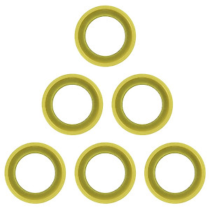 UTSAUTO 6Pcs Gearcase Drain Plug Seal 12-19183Q02 Lower Unit Seals Replacement for 3/8”-16 Drain Fill Screws