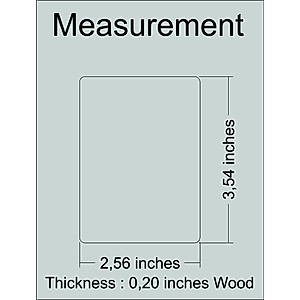 18 Pcs New York City Serie Rectancular Uv Printing Thick Wooden Souvenir Fridge Magnets 9 Pcs Horizontal 9 Pcs Vertical, 9x6.5 Cm