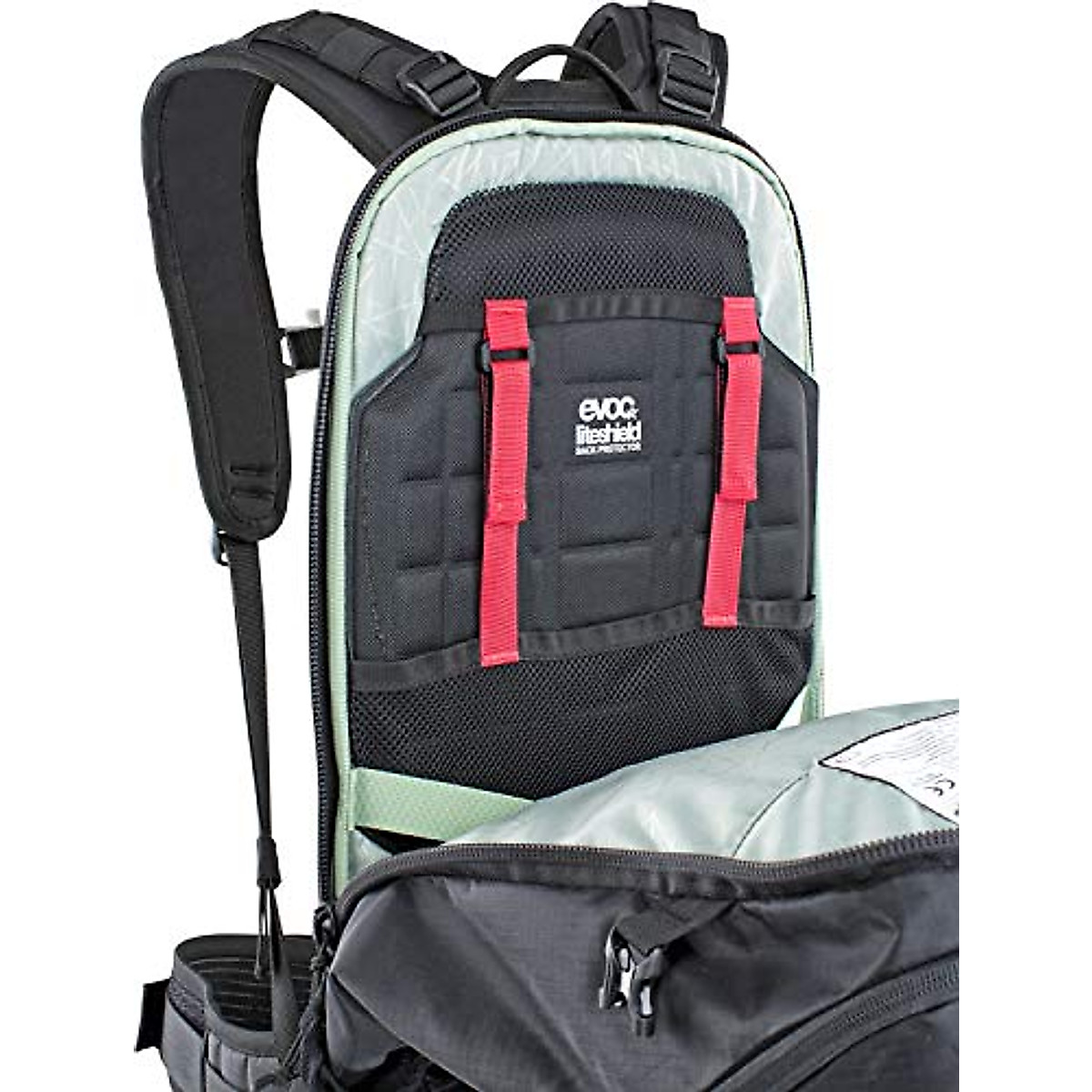 EVOC Sports Fr Trail E-ride Protector Backpacks, Unisex, 100114100-M/L, Black, M/L
