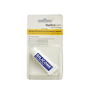 StarTech.com 20g Tube CPU Thermal Paste Grease Compound for Heatsinks - heat grease - cpu paste - thermal compound (HEATGREASE20), White