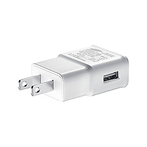 Samsung OEM Adapter with USB Sync Charging Cable - Non-Retail Packaging - White