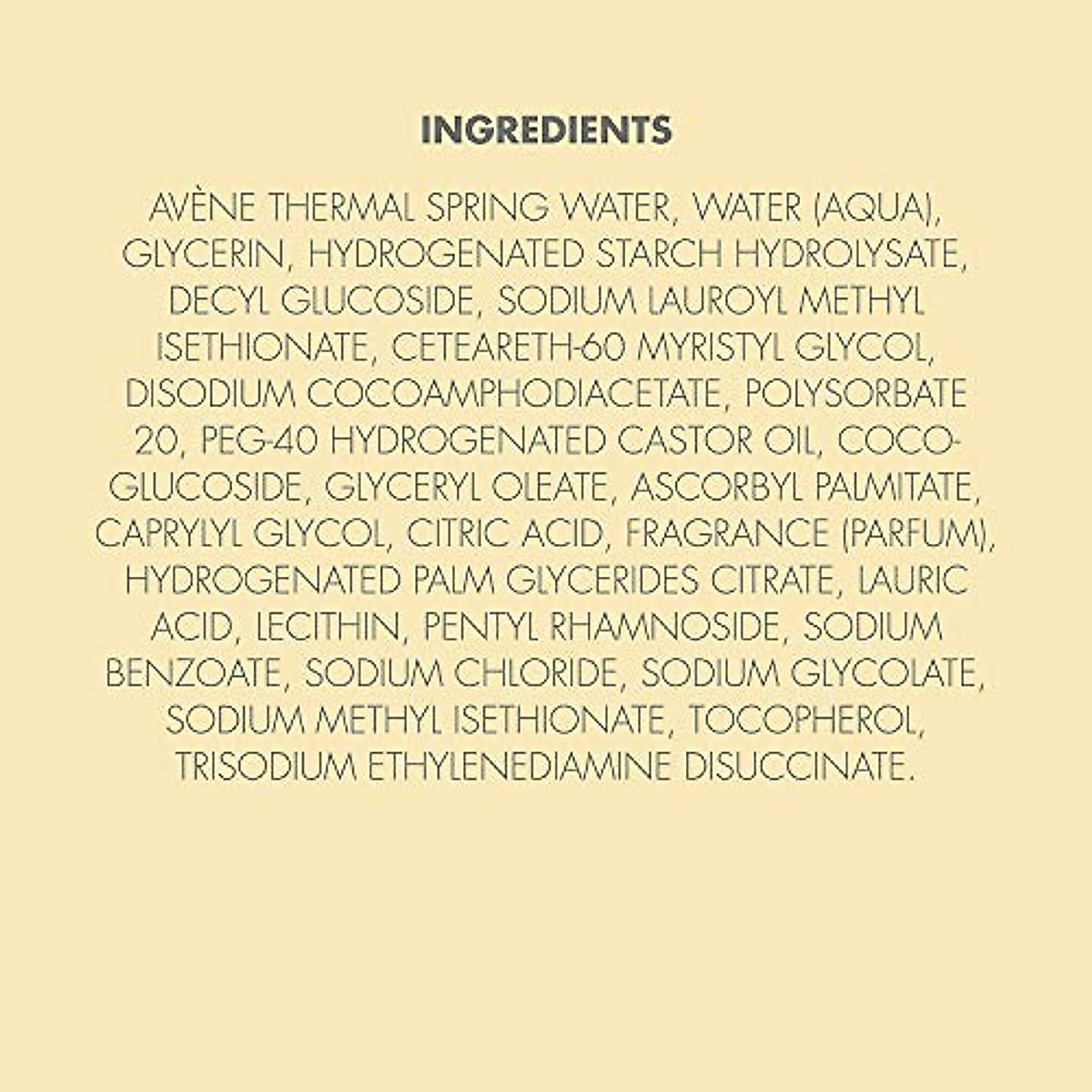 Eau Thermale Avene Trixera Nutrition Nutri-Fluid Cleanser, Soap-Free, Biodegradable, Pump, 13.5 oz.