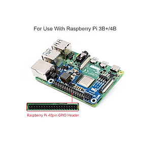 Power Over Ethernet POE HAT for Raspberry Pi 4B/3B+, IEEE 802.3af-Compliant, Mini POE HAT Support Connecting Cooling Fan, Compatible with The Raspberry Pi Official Case