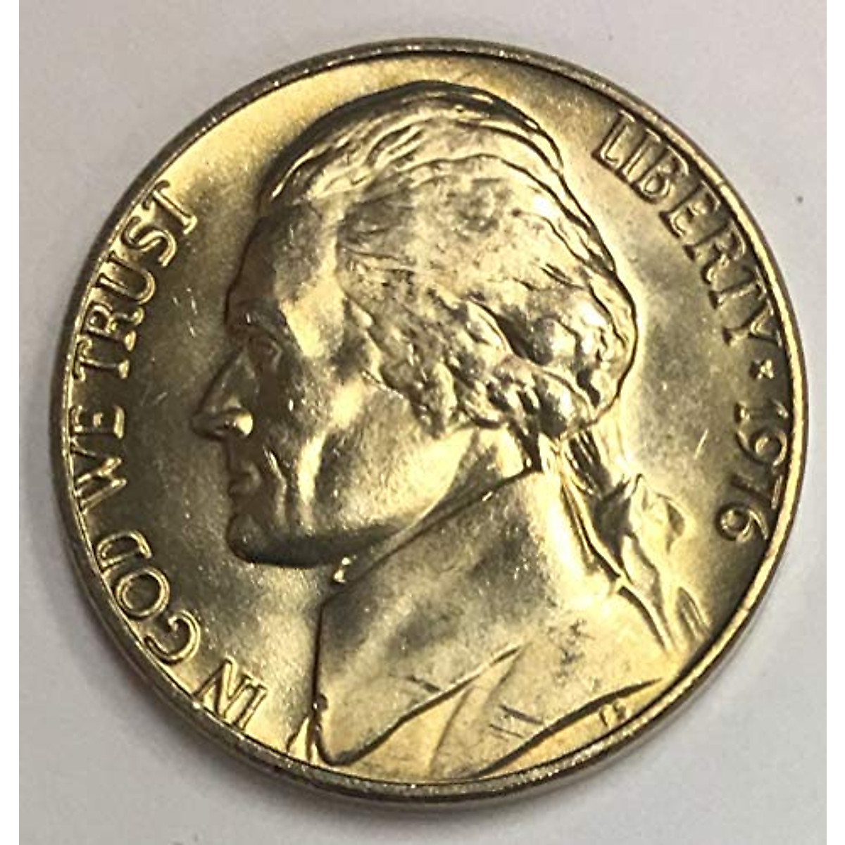 1976 P Jefferson Nickel Five-Cent Piece BU
