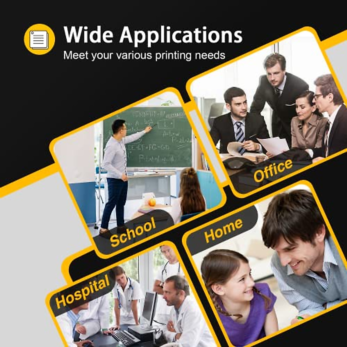 Compatible LC20E Ink Cartridge Replacement for Brother LC20E XXL LC20EXXL Work with Brother MFC-J985DW MFC-J5920DW MFC-J775DW MFC-J985DW XL MFC-J775DW XL Printer (3BK/3C/3M/3Y) 12-Pack