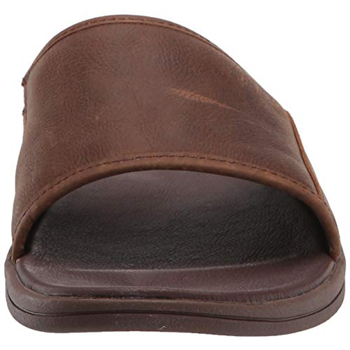 UGG mens Seaside Slide Sandal, Luggage Leather, 9 US