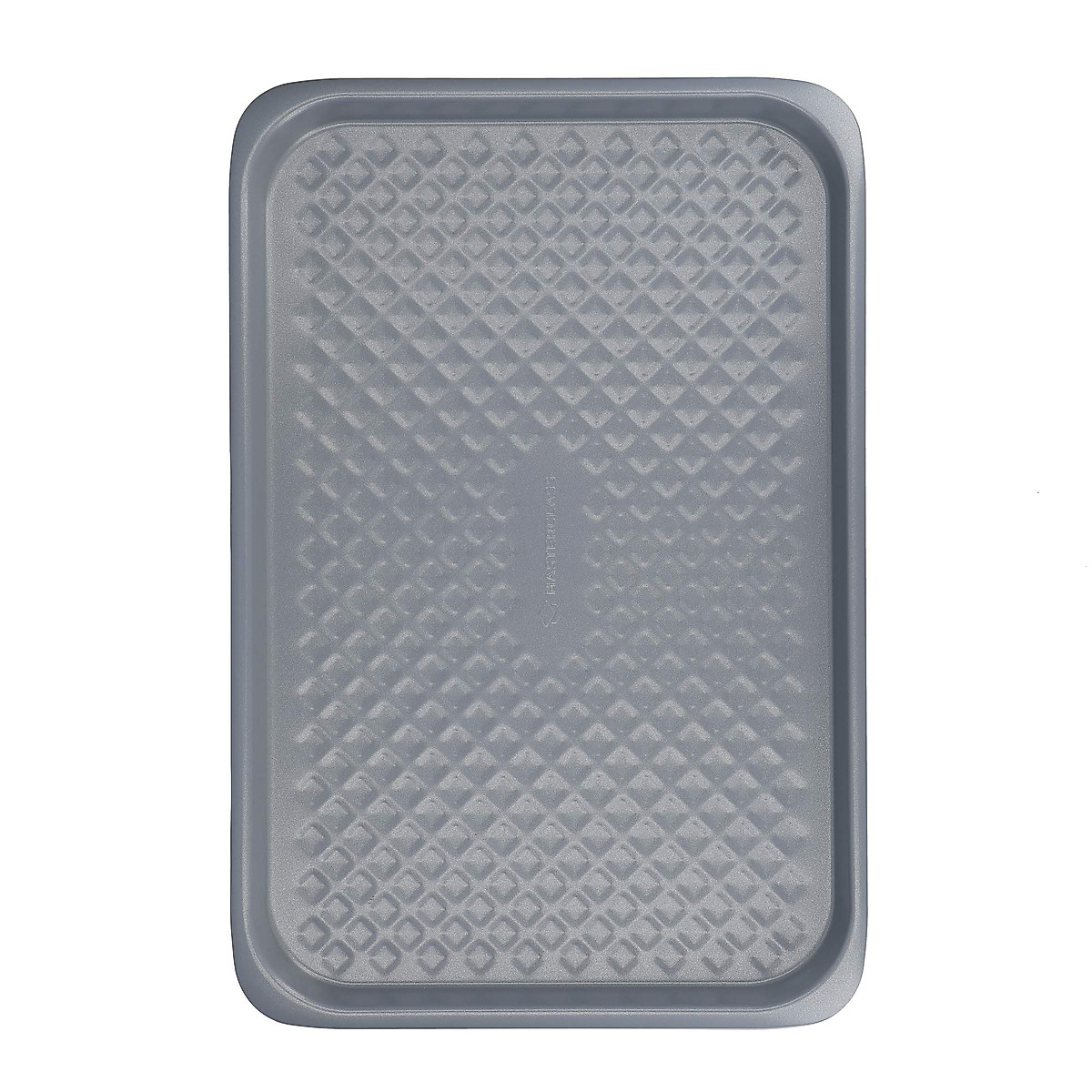 MasterClass Smart Ceramic Baking Tray with Robust Non Stick Coating, Carbon Steel, 40 x 27 cm Large Stackable Cookie Sheet
