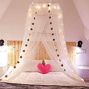 65Ft/20 Meters Star Paper Garland Bunting Banner Party Birthday Hanging Decoration Baby Shower Decor (Gold)