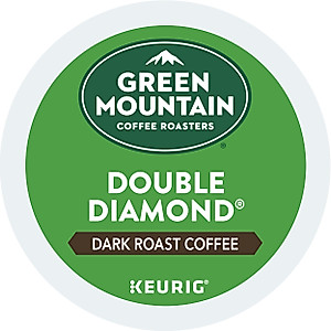 Green Mountain Coffee Roasters Double Diamond, Single-Serve Keurig K-Cup Pods, Dark Roast Coffee, 24 Count