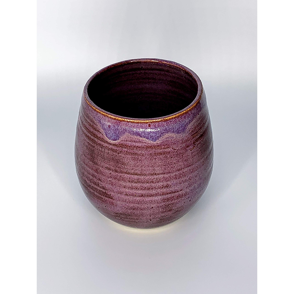 Wine Cup, Wine Glass, in Merlot Purple