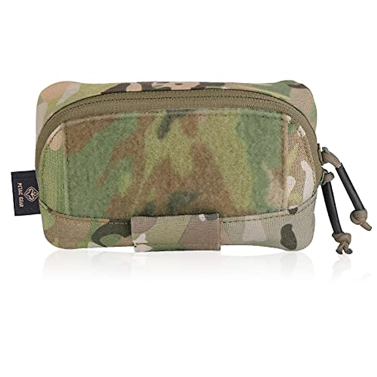 PETAC GEAR Tactical Molle Admin Pouch, Small Organizer Pocket for Tactical Vest/EDC Gun Belt/molle Platform. (MC)
