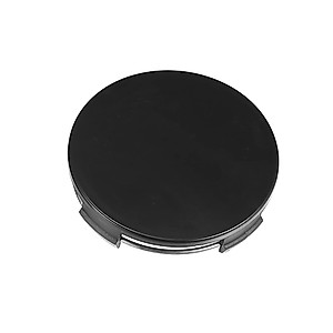 X AUTOHAUX 4 Pcs Universal 65mm Dia 4 Clips Wheel Tyre Center Hub Caps Cover Black for Auto Vehicle