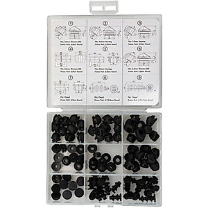 Jagwire Unisex_Adult Frame Plug Combo Box Spare Parts, Black, One Size