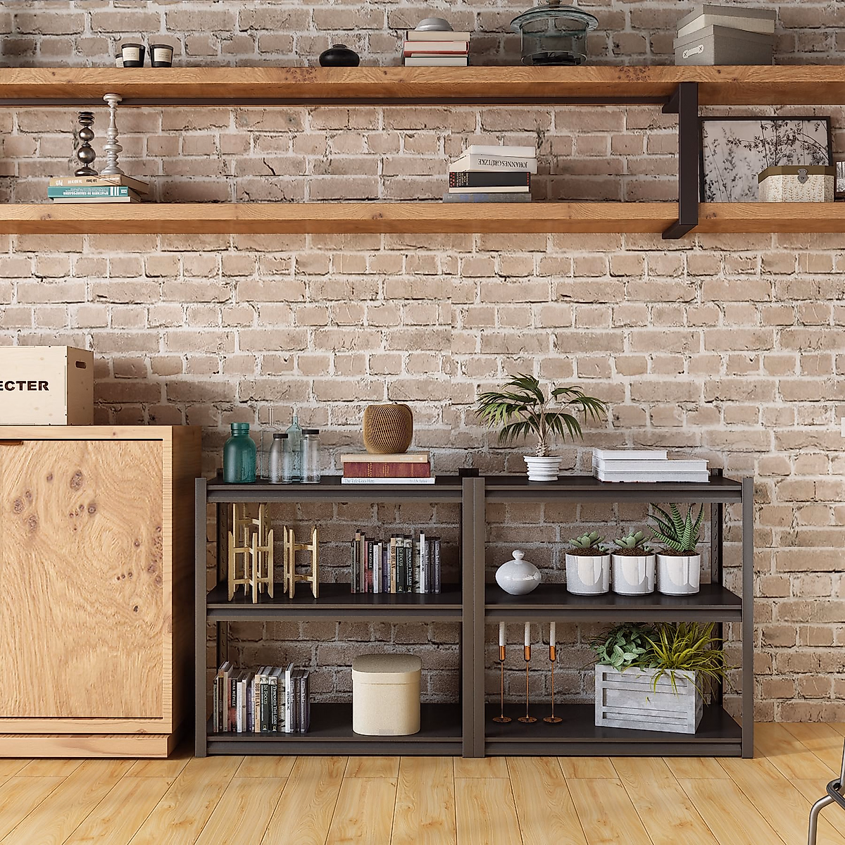 Elitehouse 32" W Garage Shelving,900LBS Loads Adjustable Garage Storage Shelves, 3-Tier Metal Storage Racks and Shelving Units, Utility Rack Shelves (16" D x 32" W x 32" H)