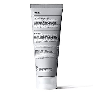 Bevel Essentials Clear Shave Gel for Men, Clear Shave Gel for Precise Detailing and Edging with Aloe Vera and Cucumber Extract to Soothe Skin and Prevent Razor Bumps, 4 Fl Oz