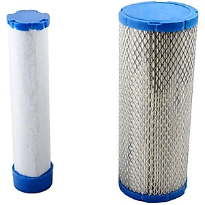 Raisman Air Filter & Pre Filter Compatible with Kohler 25 083 01-S 25 083 04-S Kawasaki 11013-7020 11013-7019 Fits Some Hustler Exmark Scag