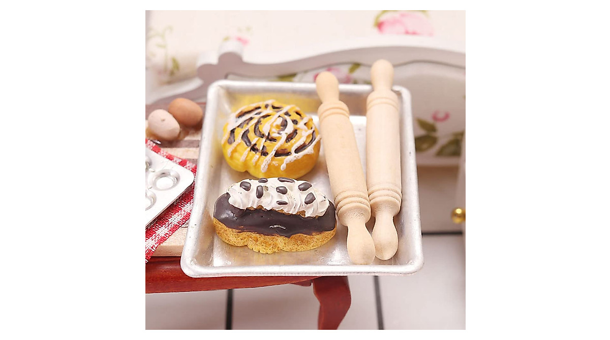 LUOZZY 15Pcs Mini Rolling Pins for Fun DIY Crafting