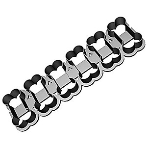 CookieCutterCom Brand Multi Dog Bone Cookie Cutter 2 Inch size Bones- Hand Made in the USA