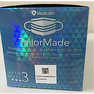 Medicom 2070 Safe Mask Tailormade Masks (Pack of 50)