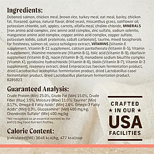 Merrick Healthy Grains Premium Adult Dry Dog Food, Wholesome And Natural Kibble With Salmon And Brown Rice - 12.0 lb. Bag