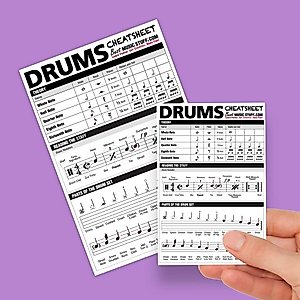 Small + Large Drum Cheatsheet Bundle