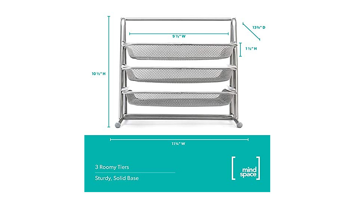 Mindspace 3 Tier Desk Organizer - Stylish & Functional