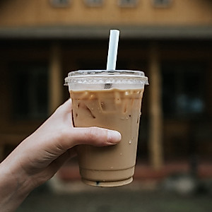 200 Clear Boba Plastic Drinking Straws, Disposable Jumbo Smoothie Straw for Bubble Tea,Extra Large and Wide,0.43" Wide x 8" Long,BPA Free Perfect Match for Milkshake or Slushies,Food Grade