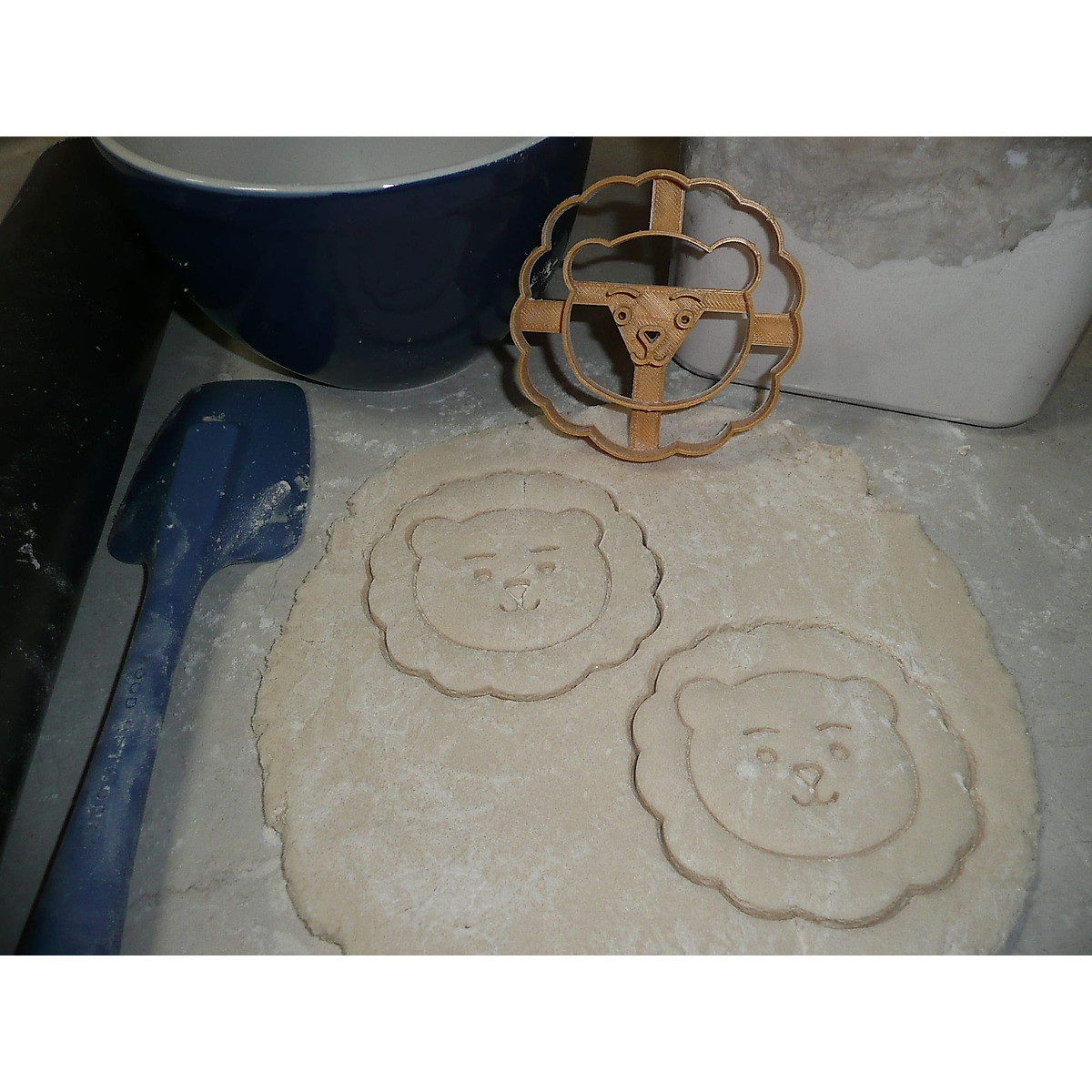 CUTESY ANIMAL FACE HEAD ZOO SAFARI THEME SET OF 5 COOKIE CUTTERS MADE IN USA PR1460