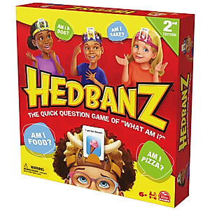 Hedbanz 2023 Edition Cards Picture Guessing Board Game- Family Games, Games for Family Game Night, Kids Games, Card Games for Families & Kids Ages 6 and Up