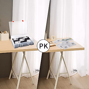 Foam Name Badge Holder with case (Holds 48 Badges) Foam Name Badge Holder Tray ID Badge Tray Organizer Clear Name Tag Holders for Desk Office School