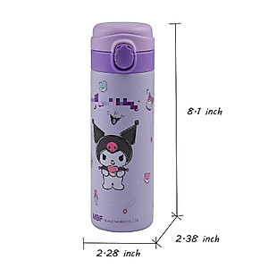 Cartoon Kitty Stainless Steel Vacuum Bottle Leakproof,Insulated for Hot or Cold Water Bottle Travel Mug for Girl-3
