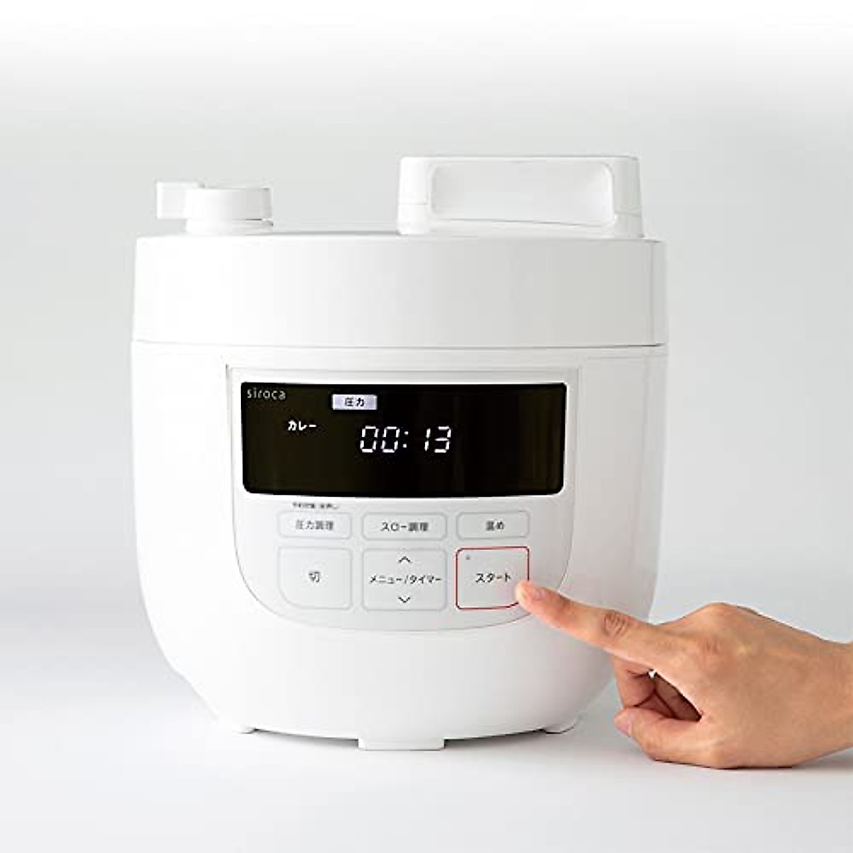 siroca Electric Pressure Cooker (4L) SP-4D151WH (WHITE)【Japan Domestic genuine products】【Ships from JAPAN】