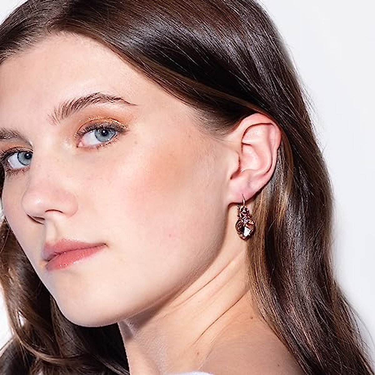 Sorrelli Navette Drop Earrings, Antique Gold-Tone Finish, Radiant Sunrise