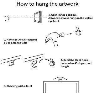 TIDOES Abstract Wall Art for Living Room - Large Wall Decor -Black Canvas Art - Oil Painting Pictures for Wall Home Decor 20"x40"