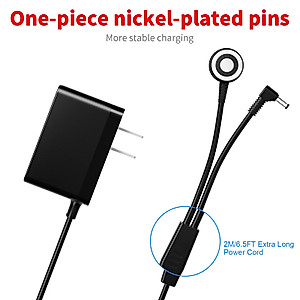 MEROM Charger for Shark VACMOP Vacuum Mop - Charger for Shark Cordless Hard Floor Vacuum Mop Replacement VM252C VM251 QM250 VM200 VM200C VC200 UM205 Magnetic Charger Power Cord