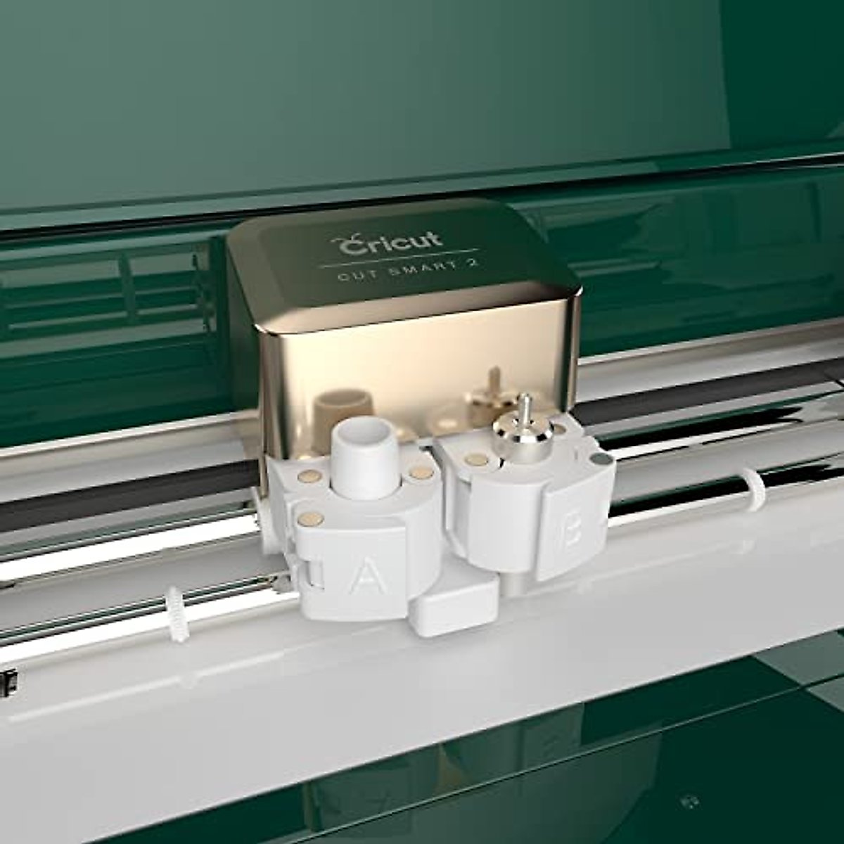 Cricut Explore Air 2 - A DIY Cutting Machine for all Crafts, Create Customized Cards, Home Decor & More, Bluetooth Connectivity, Compatible with iOS, Android, Windows & Mac, Emerald