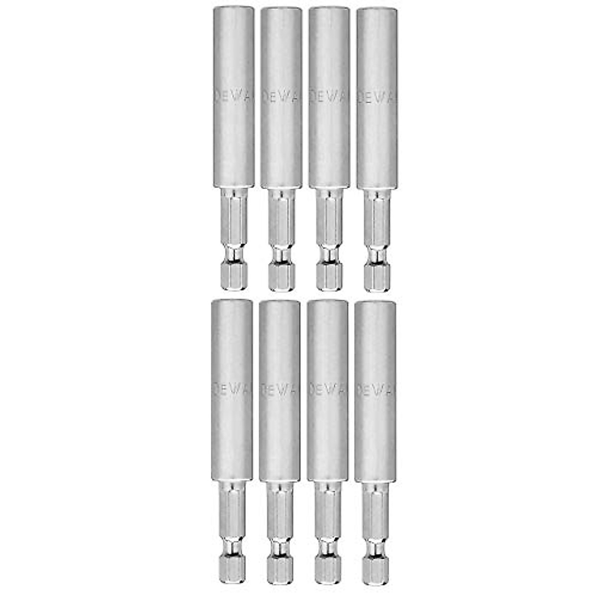 Dewalt DW2045B 3" Magnetic Replacement, Screwgun Bit Tip Holder #619773-02 (8 Pack)