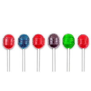 Tootsie Roll Charms Super Blow Pop Lollipops - Dual Candy and Gum Suckers - Bulk Treat for Kids and Adults - Assorted Flavors, 48 Count