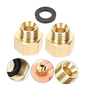 generic 2pcs Pipe Outer Fitting/Adapter Inner Extension To Thread Propane G/
