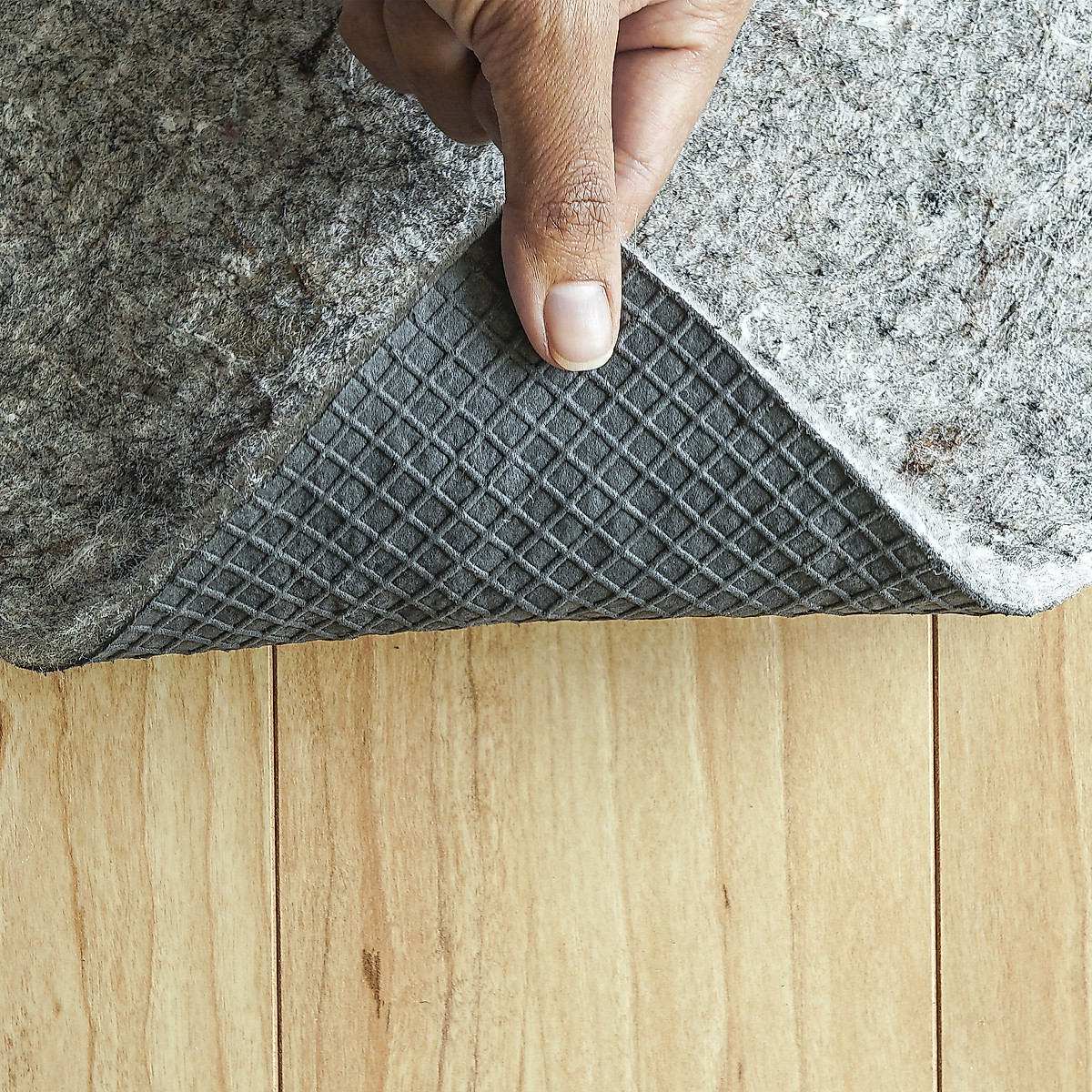RUGPADUSA - Superior-Lock - 8'x10' - 1/4" Thick - Felt + Rubber - Premium Non-Slip Rug Pad - Perfect for Hardwood Floors, Available in 2 Thicknesses, Many Custom Sizes