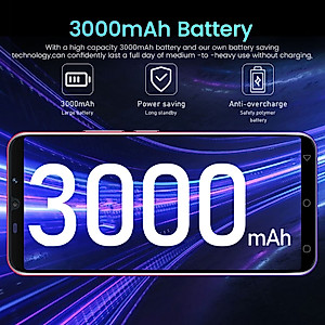 Aqur2020 Smartphone, RAM 2GB ROM 16GB Mobile Phone for Phone Call (US Plug)